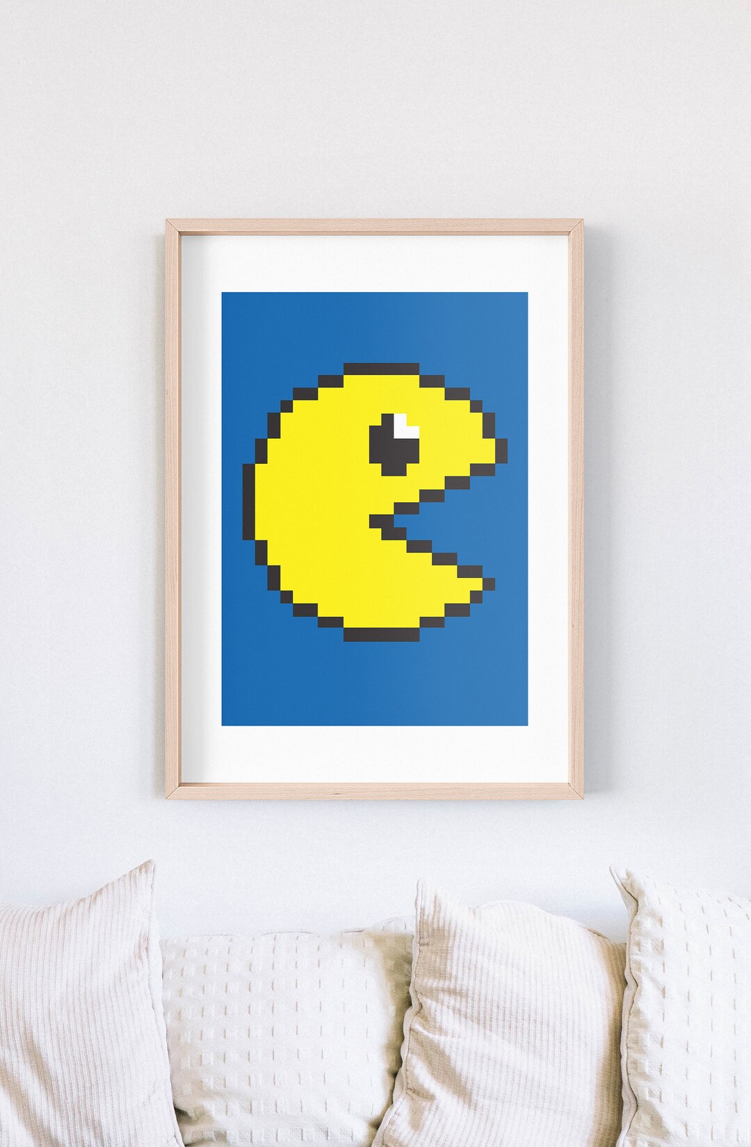 Pacman Wall Art Nostalgia Retro Vintage - Etsy
