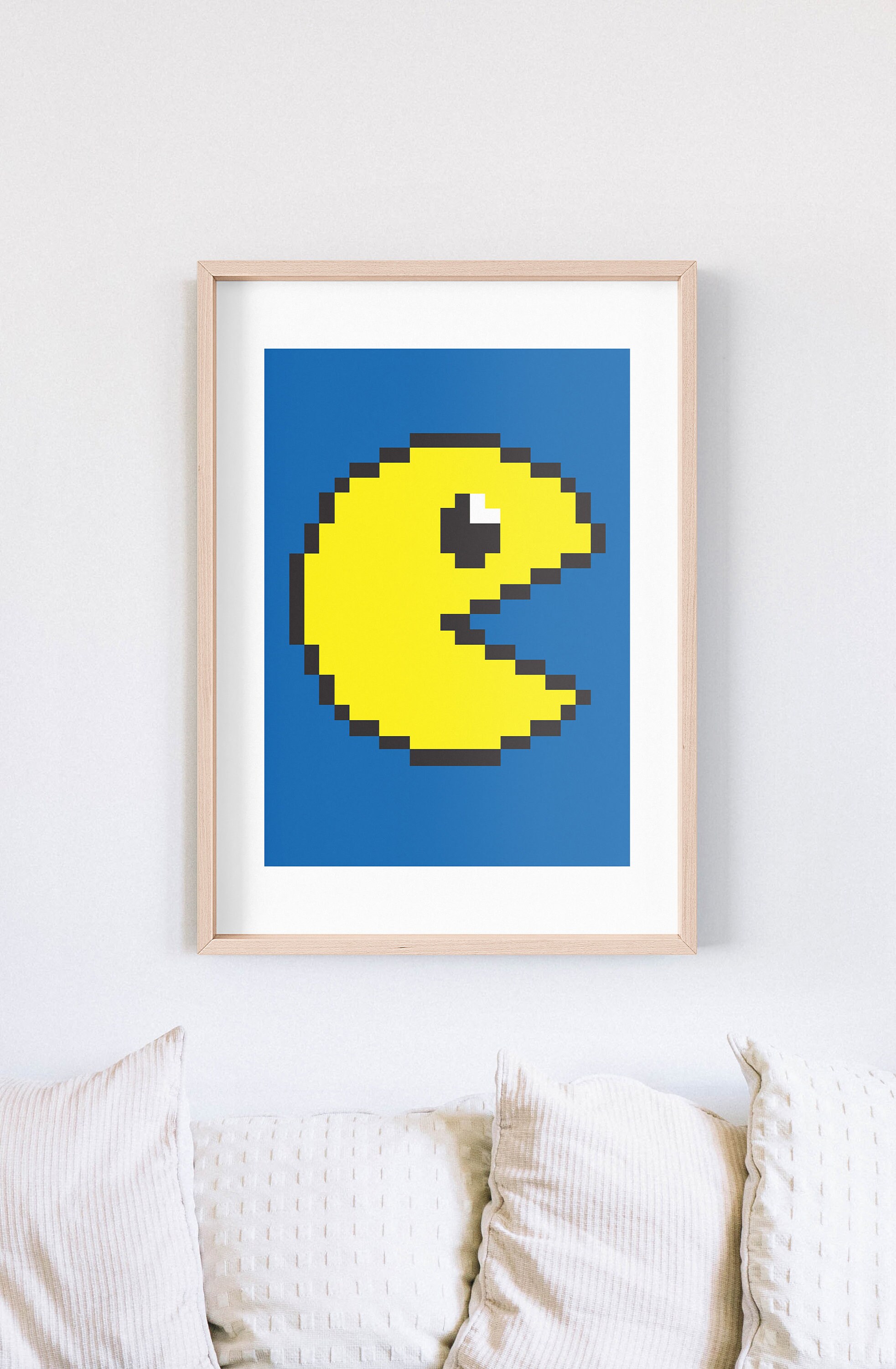 Pacman Wall Art Nostalgia Retro Vintage - Etsy