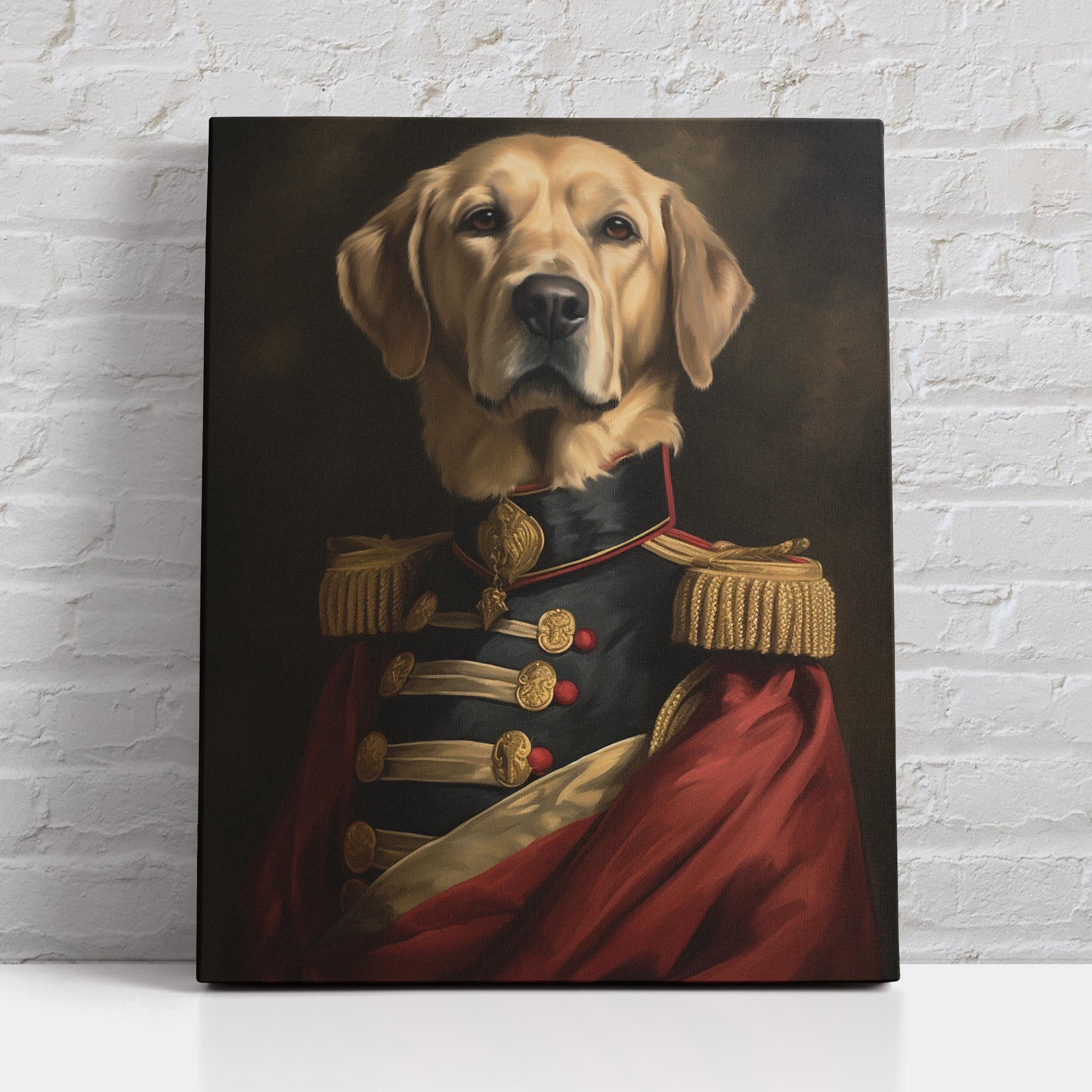 CUSTOM Admiral Pet Portrait Framed Poster, Christmas Gift, Royal XMAS ...