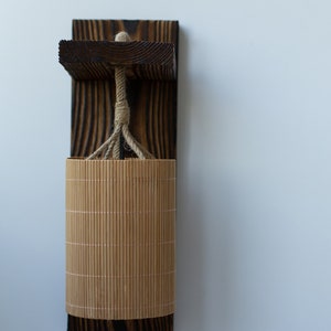 Wall Wood Light, Wall Sconce Plug In, Rustic Wood Sconce Light ...
