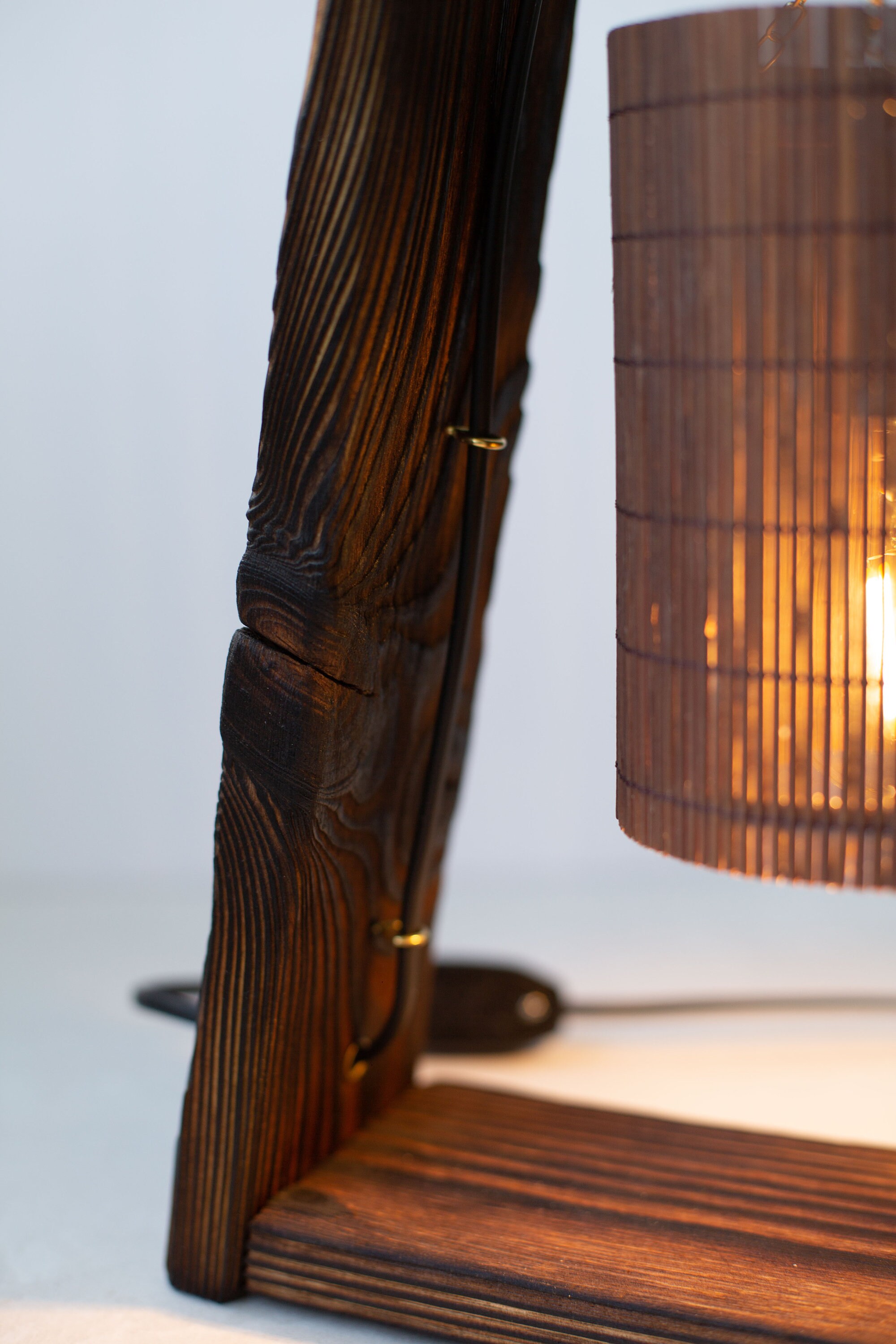 Wood Table Lamp for Bedroom or Living Room Housewarming Gift | Etsy