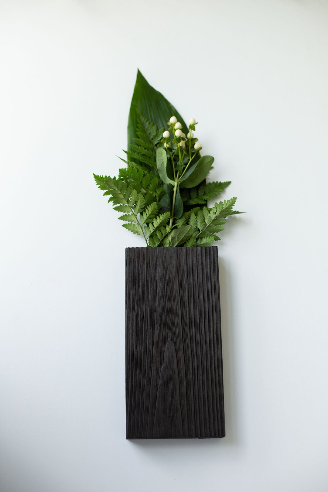 Wood Wall Pocket, Flower Wall Pocket, Wall Hanging for Greenery, Plant ...