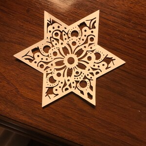 Jewish Star Mandala Svg | Jewish Star Papercut Svg | Jewish Star ...