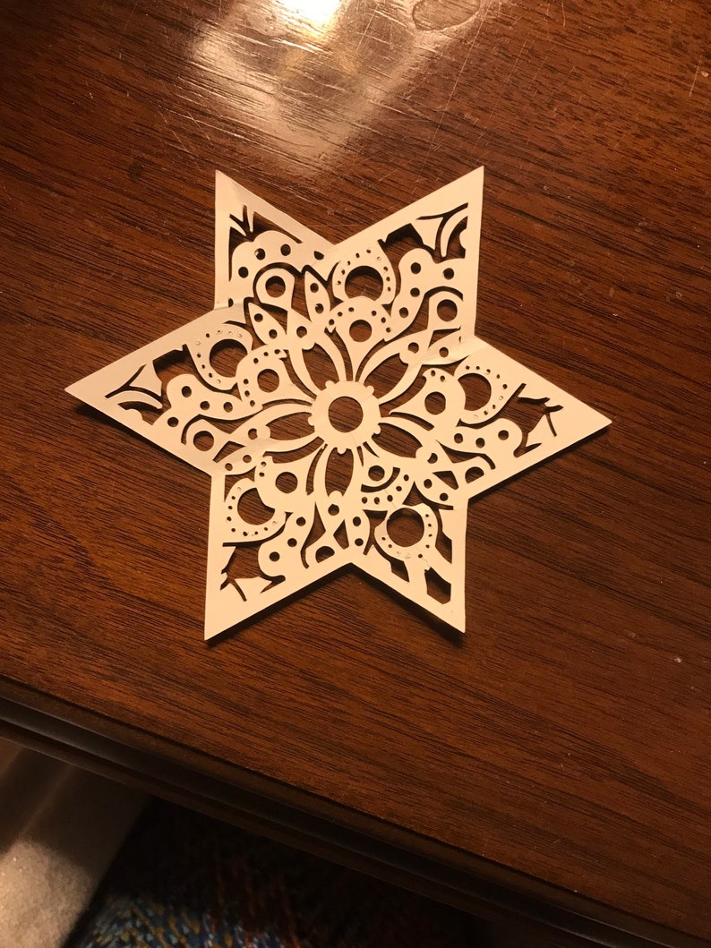 Jewish Star Mandala Svg Jewish Star Papercut Svg Jewish - Etsy