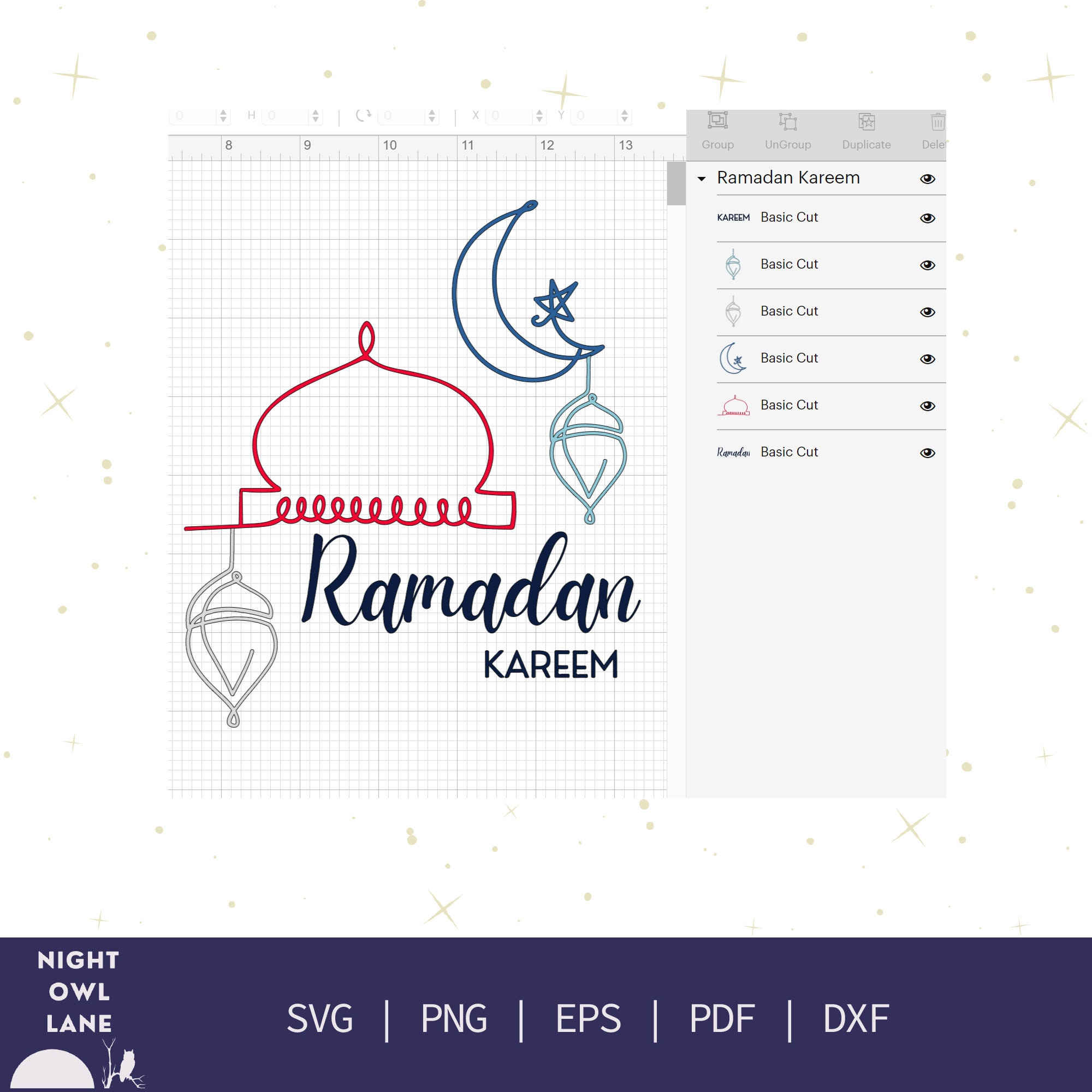 Ramadan Kareem Svg Muslim Svg Arabic Svg Files for Cricut - Etsy