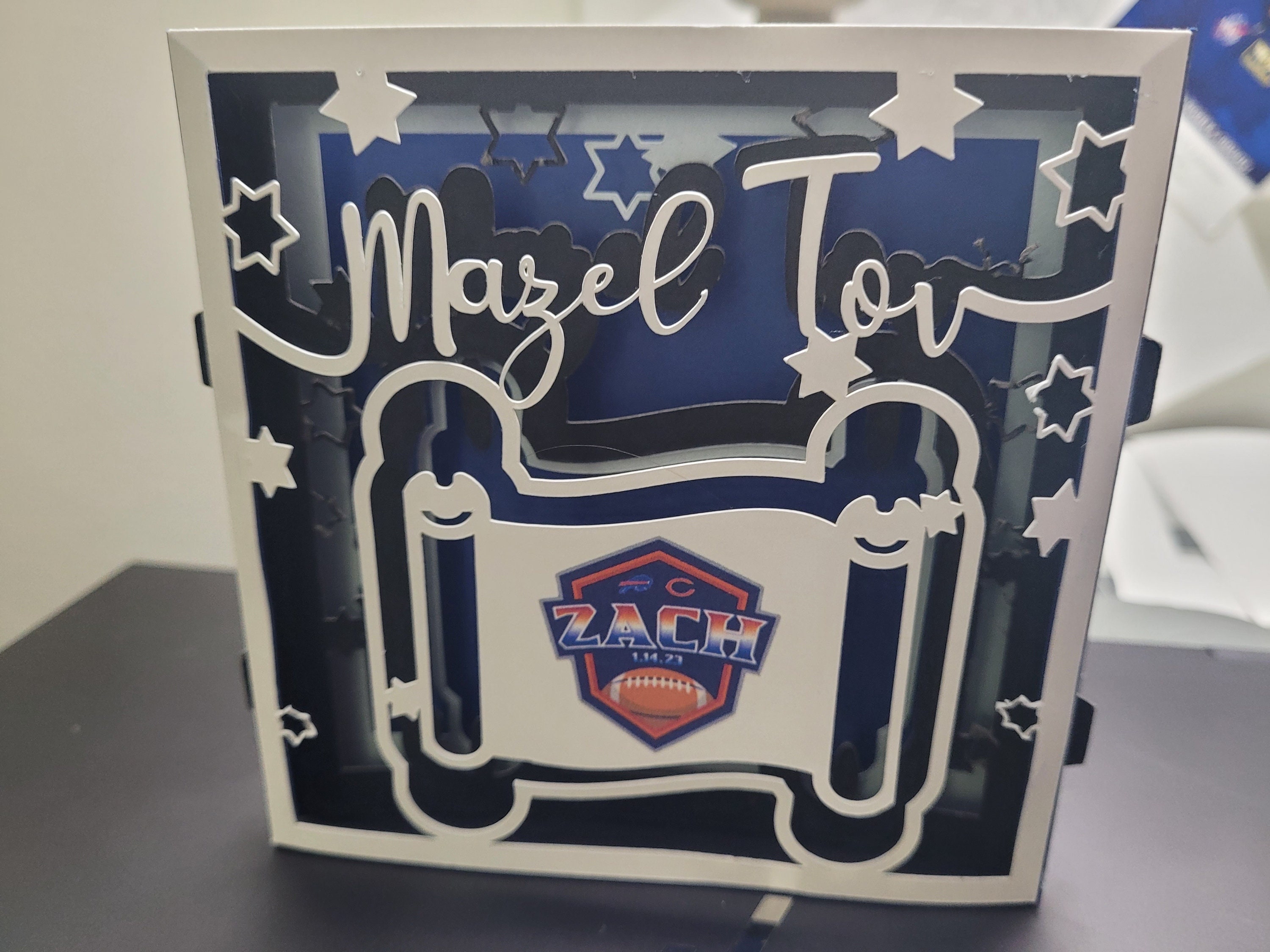 Bar Mitzvah Multi Layer Shadow Box Svg Bat Mitzvah Svg - Etsy