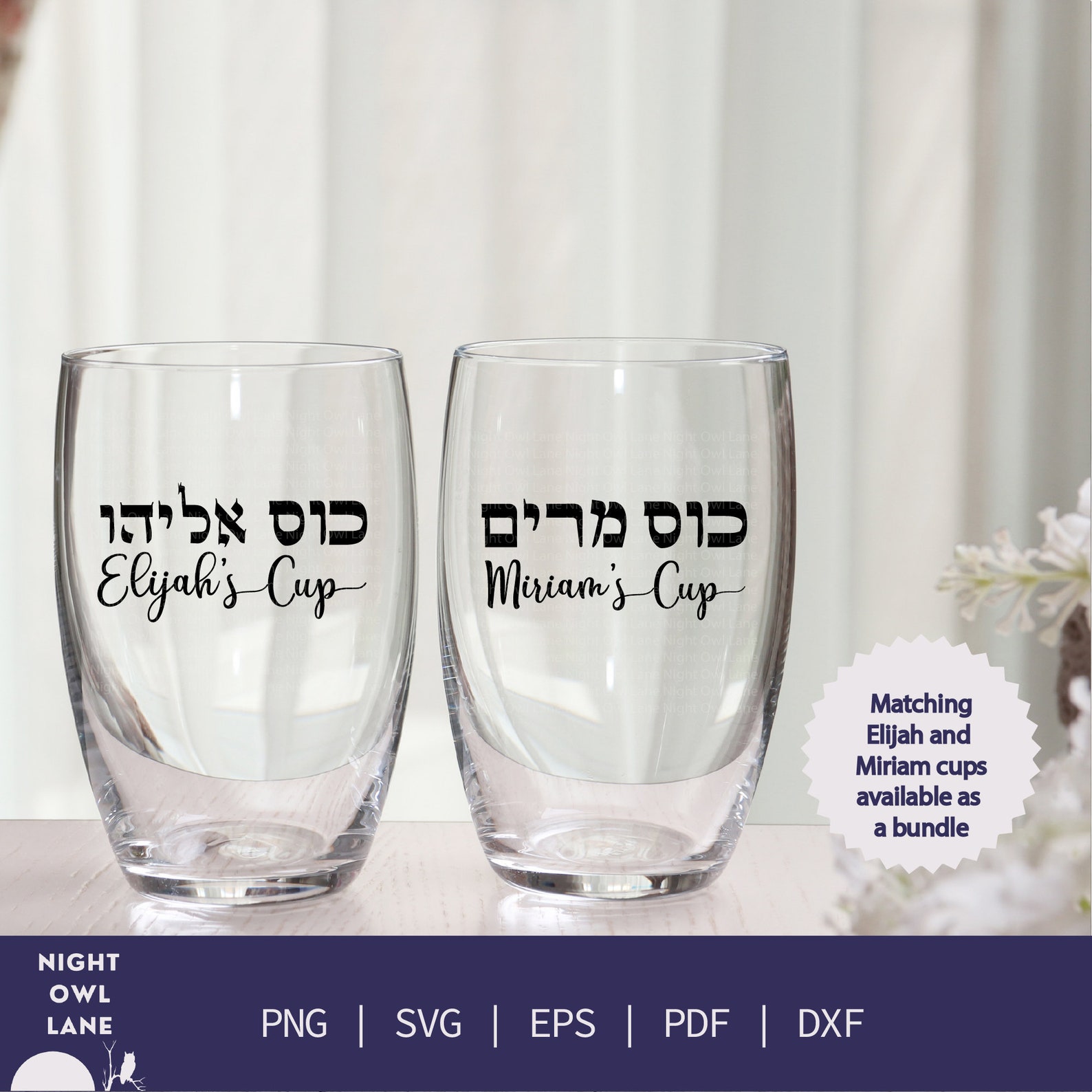 Miriam's Cup SVG Svg Passover Seder Svg | Etsy