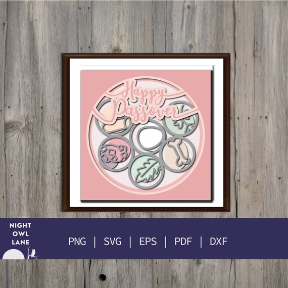 Passover Shadowbox 3d SVG Passover Shadow Box Svg Passover - Etsy