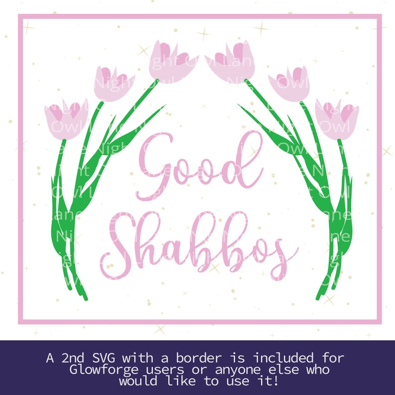Good Shabbos Svg Good Shabbos Flowers Svg Good Shabbos - Etsy
