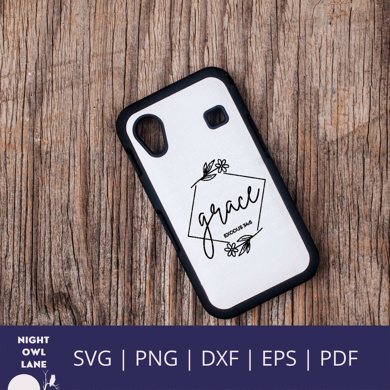 Grace Svg Faith Svg Exodus 34 Bible Verse Printable Wall - Etsy