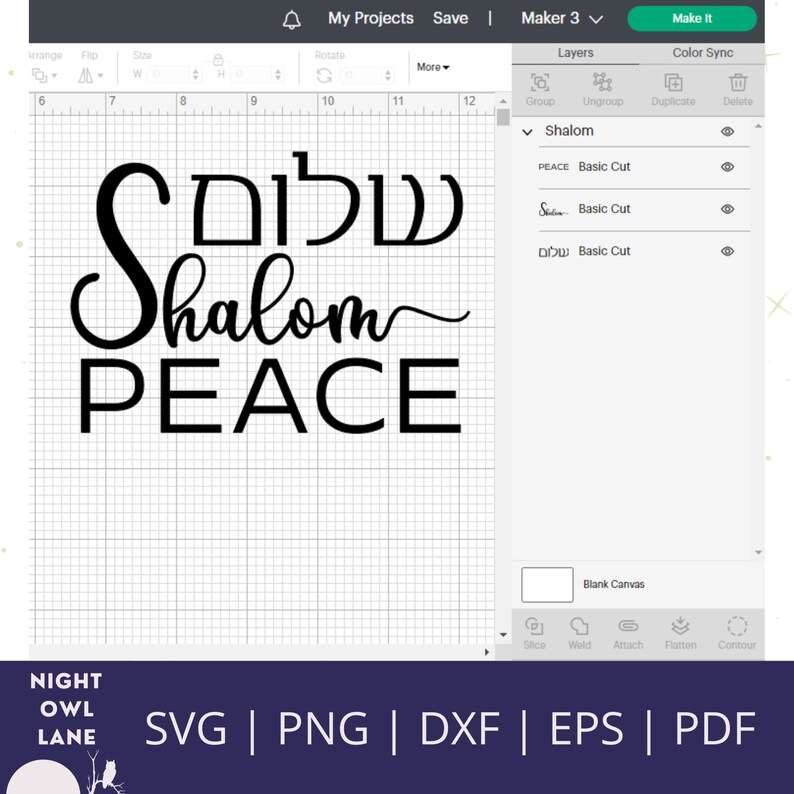 Shalom Peace Svg Jewish Door Sign Svg Shalom Sign Svg - Etsy