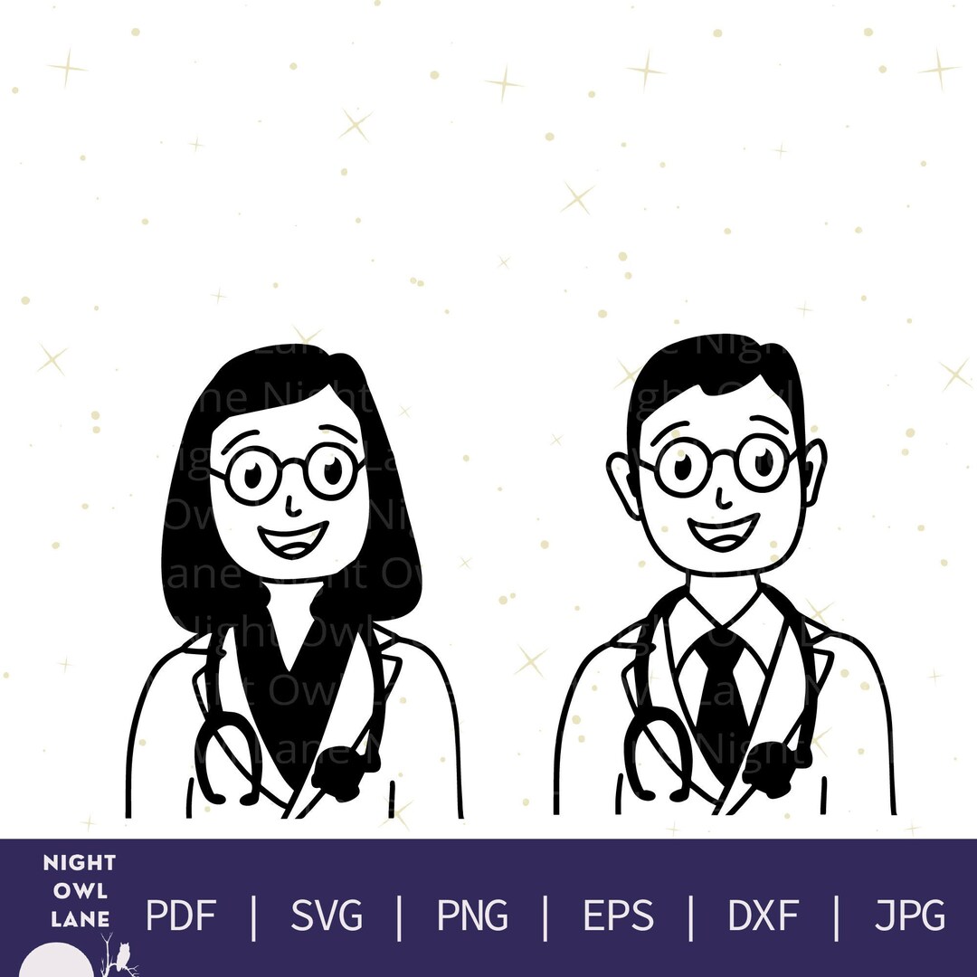 Doctor Svg Female Doctor Svg Male Doctor Svg Thank You - Etsy