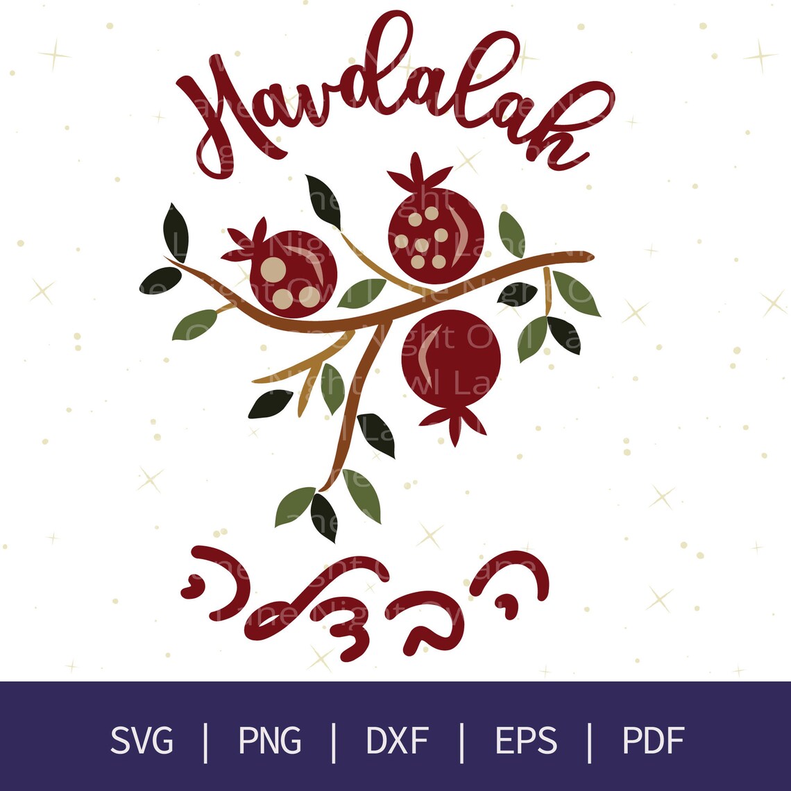 Havdalah Svg Havdalah Drip Plate Svg Havdalah Spice Bag - Etsy Canada