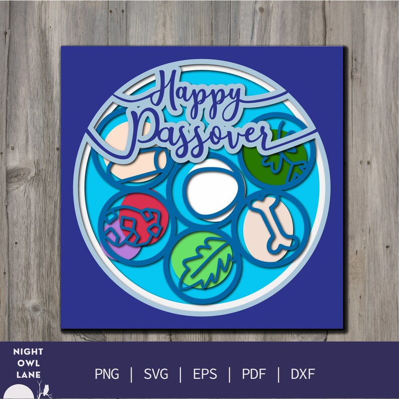Passover Shadowbox 3d SVG Passover Shadow Box Svg Passover - Etsy