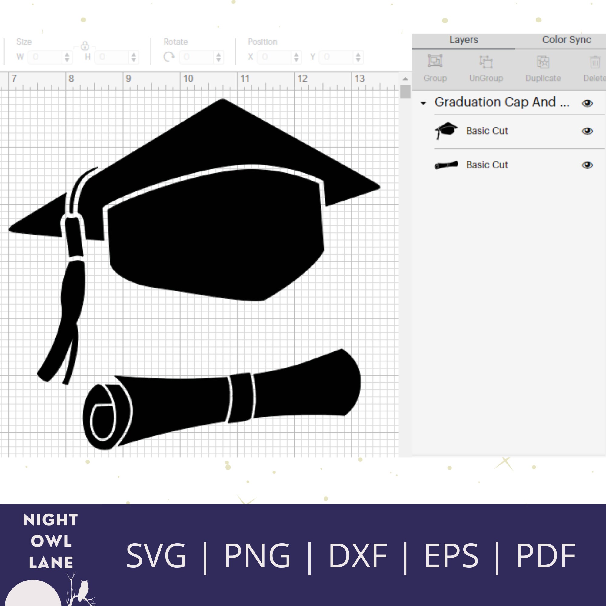 Graduation Cap Svg Diploma Svg Graduation Design Elements - Etsy
