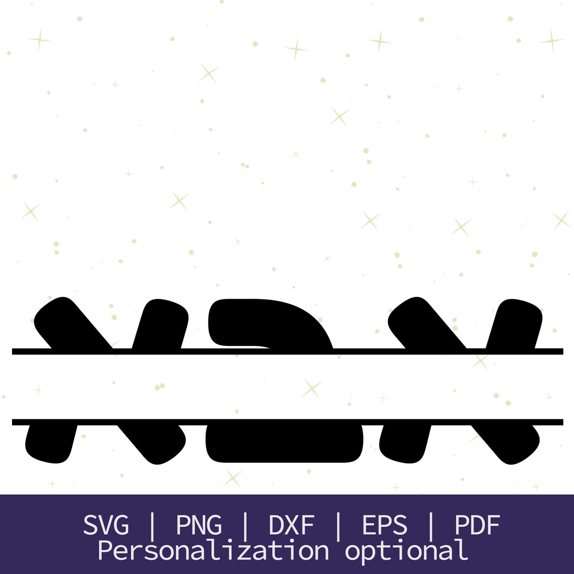 Personalized Abba split monogram svg Personalized abba svg | Etsy