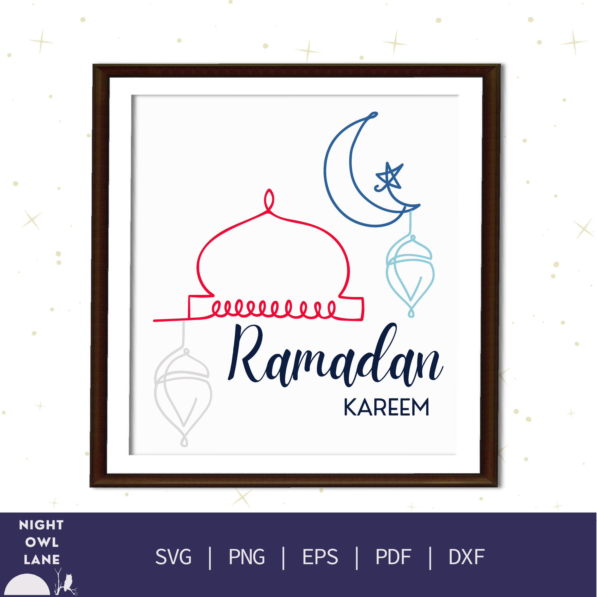 Ramadan Kareem Svg Muslim Svg Arabic Svg Files for Cricut - Etsy