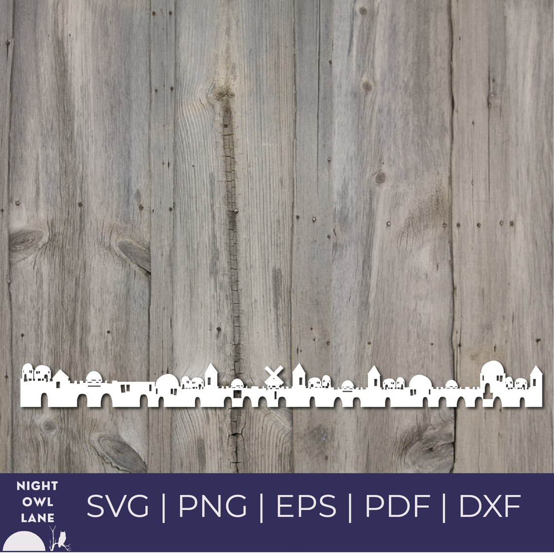 Jerusalem Old City Skyline Svg Svg Jerusalem Papercut Svg - Etsy
