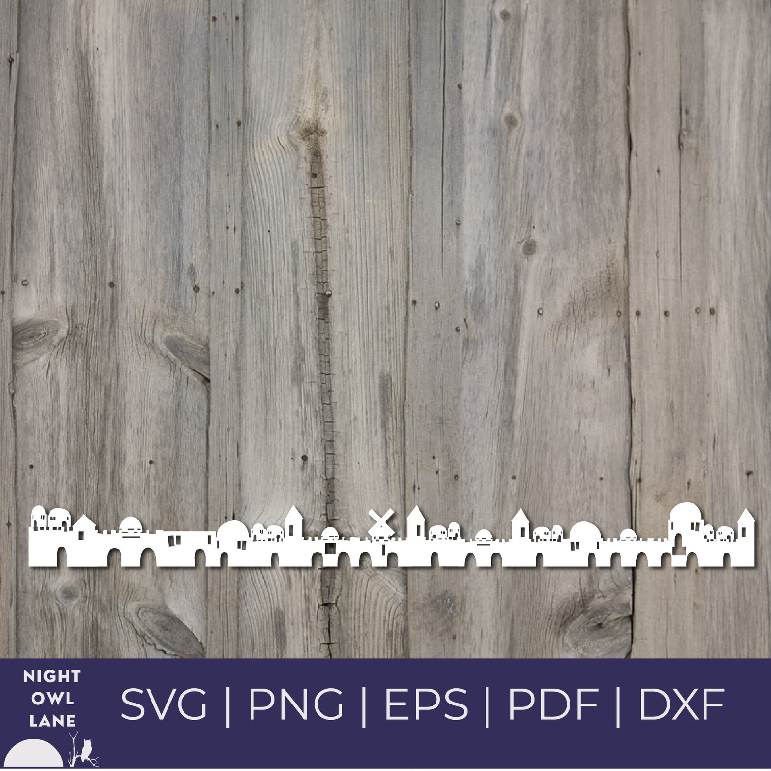 Jerusalem Old City Skyline Svg Svg Jerusalem Papercut Svg - Etsy