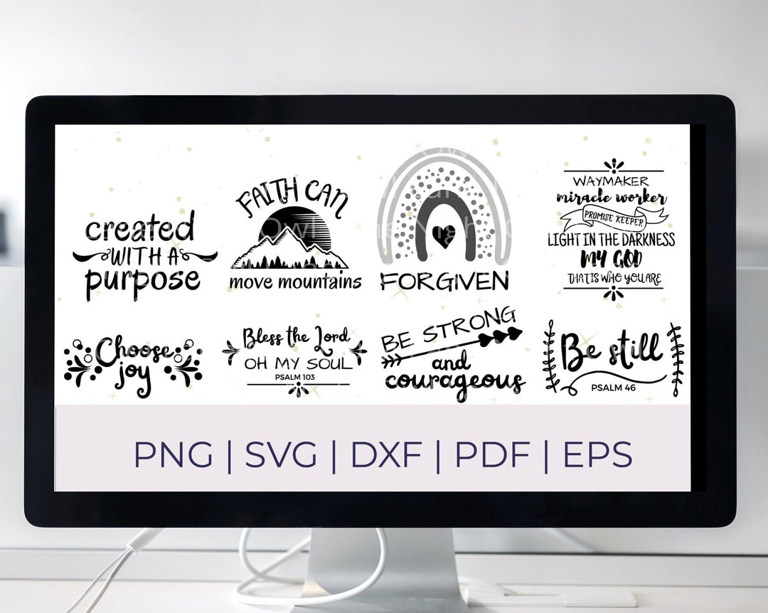 Farmhouse Faith Svg Bundle Scripture Svg Bible Verse Svg Christian Svg ...
