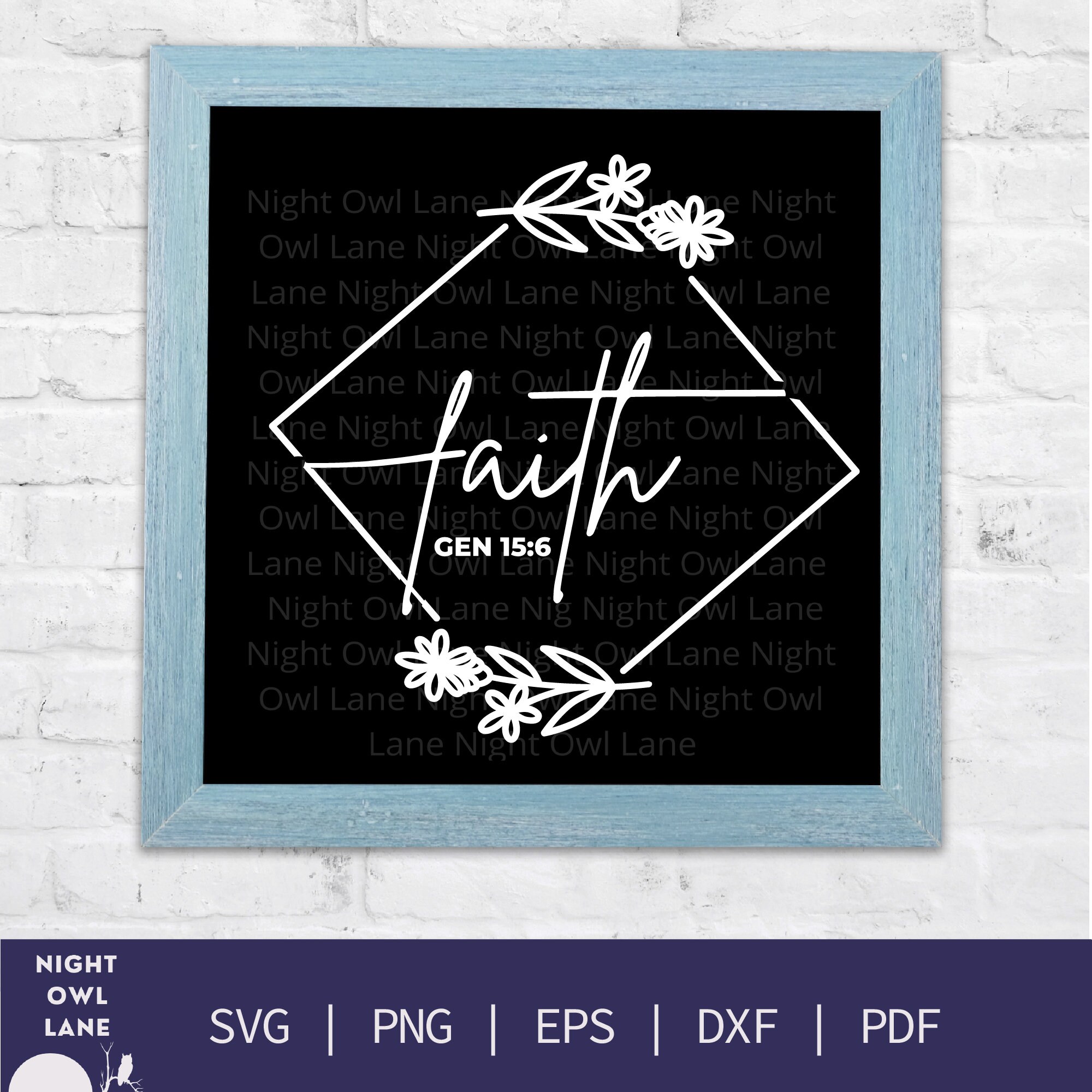 Fe svg paquete / Escritura svg / floral svg / Christian svg / - Etsy México