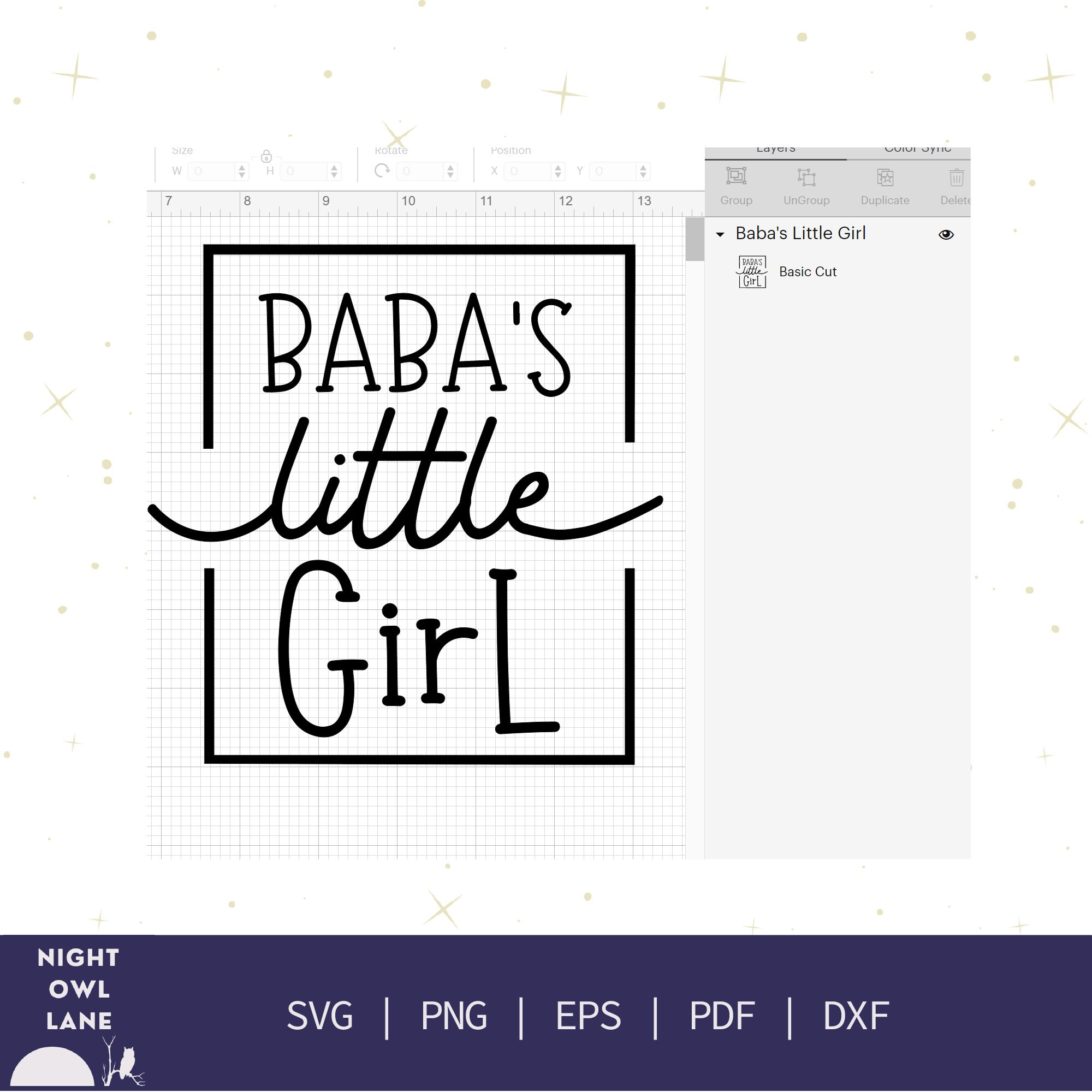 Baba's Little Girl Svg Muslim Baby Svg Muslim Svg - Etsy Australia