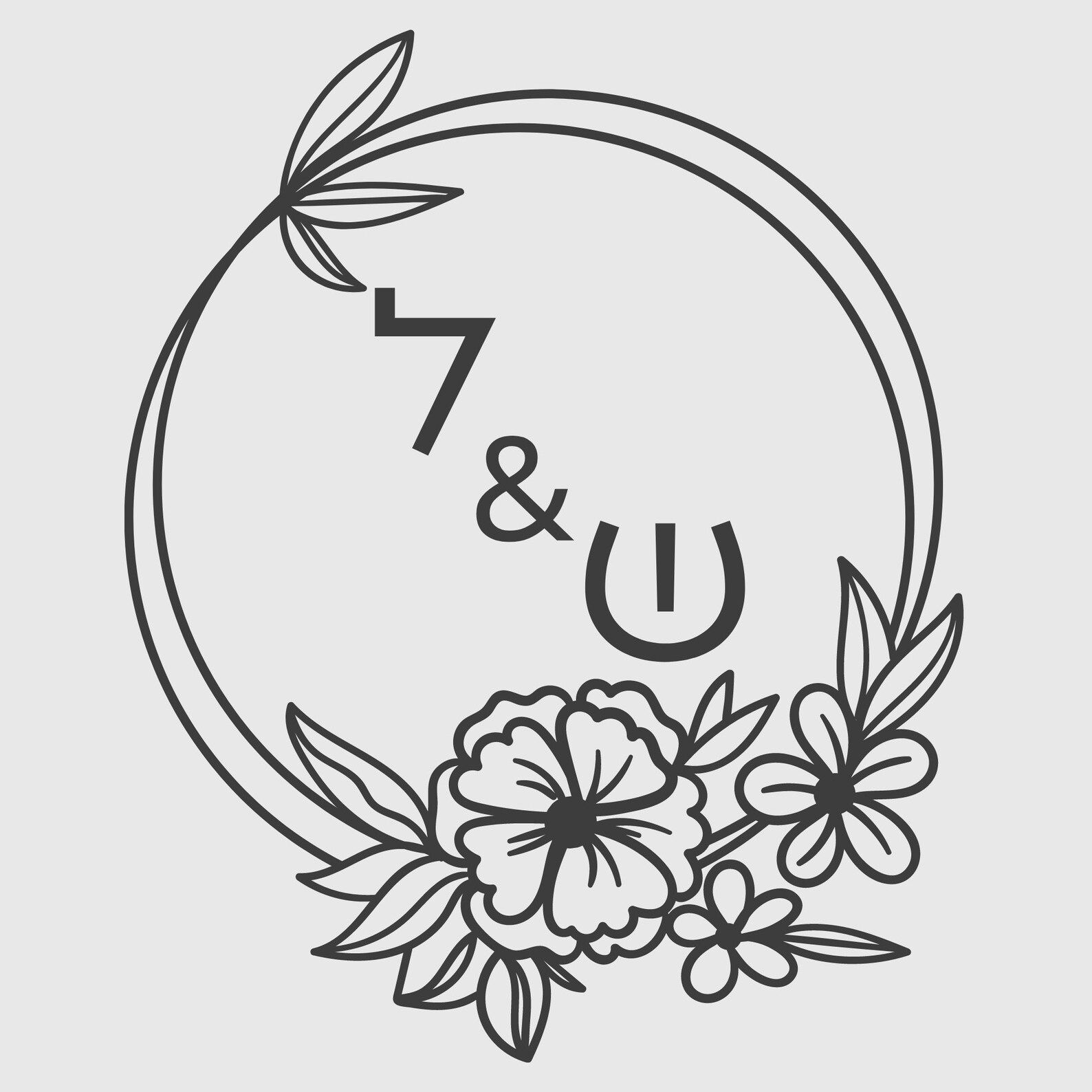 Hebrew Wedding Monogram Hebrew Monogram Jewish Wedding - Etsy