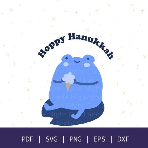Jewish Frog Svg Hanukkah Frog Svg Chanukah Frog Svg - Etsy
