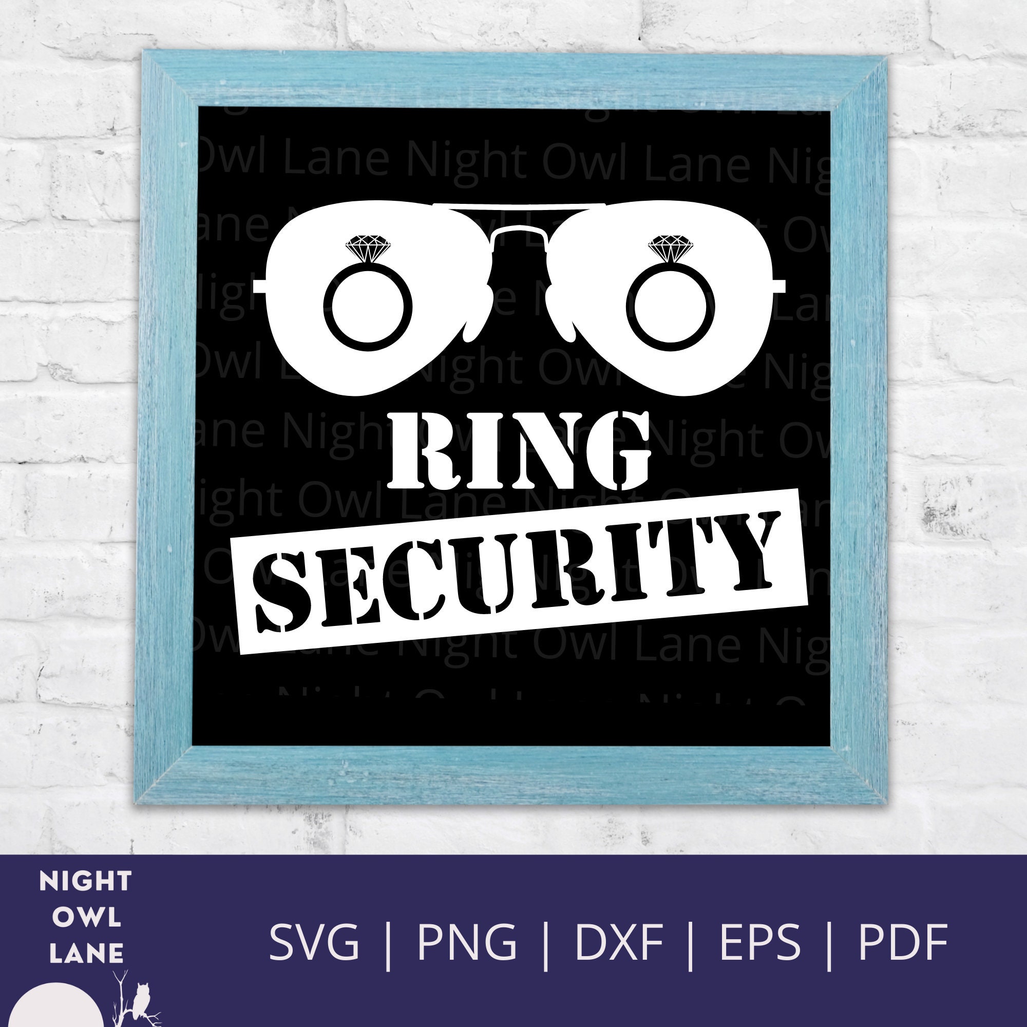 Ring Security Svg Wedding Svg Marriage Svg Ring Bearer - Etsy