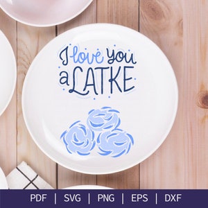 Love You a Latke Svg Latke Svg Hanukkah Svg Funny Hanukkah Svg Jewish ...