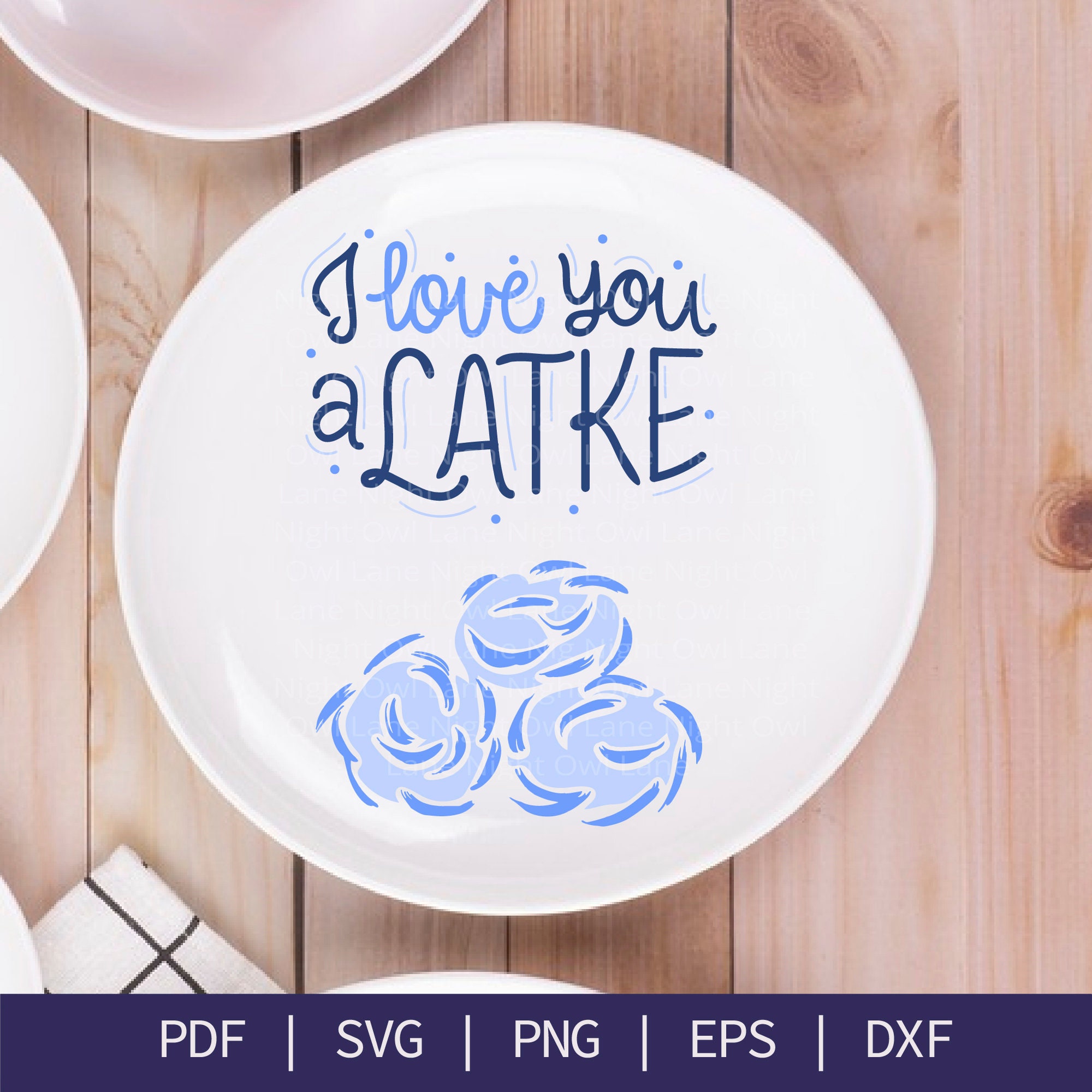 Love you a latke svg latke svg hanukkah svg funny hanukkah | Etsy