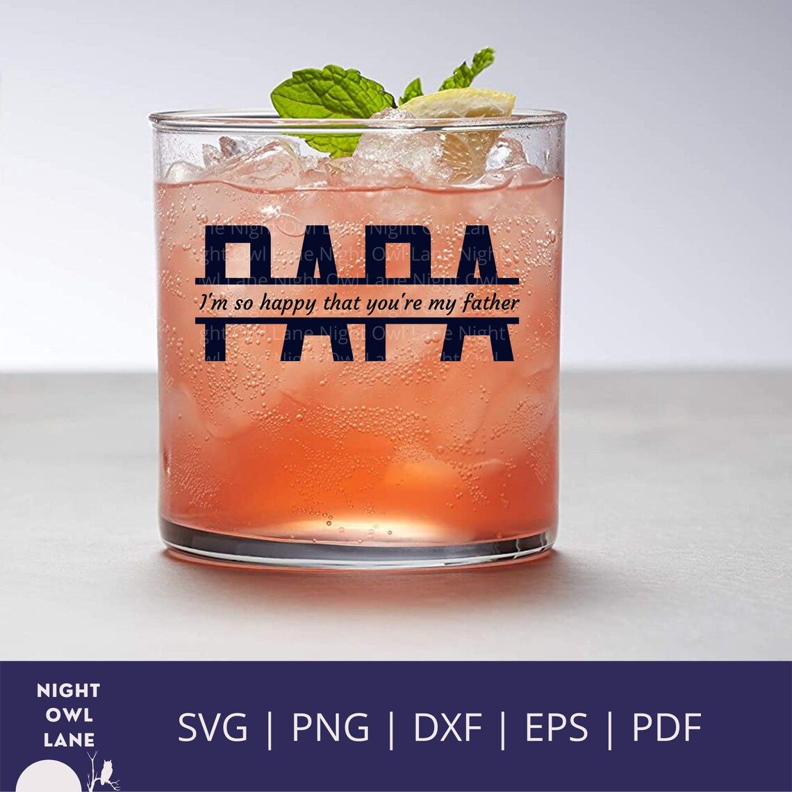 Papa Split Monogram Svg Papa Personalized Svg Papa Svg - Etsy