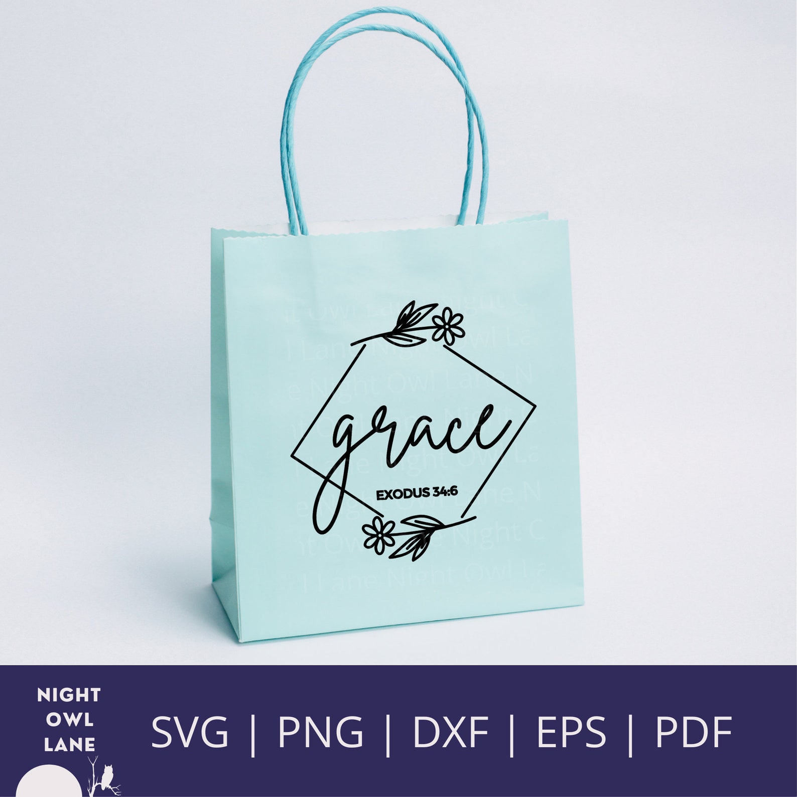 Grace Svg Faith Svg Exodus 34 Bible Verse Printable Wall - Etsy