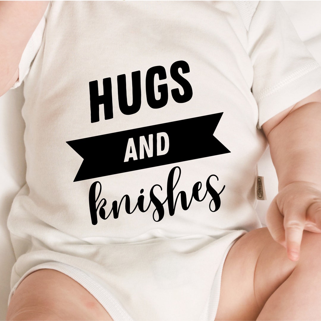 Cute Jewish Svg Hugs and Knishes Svg Jewish Svg Jewish Baby Svg Jewish ...
