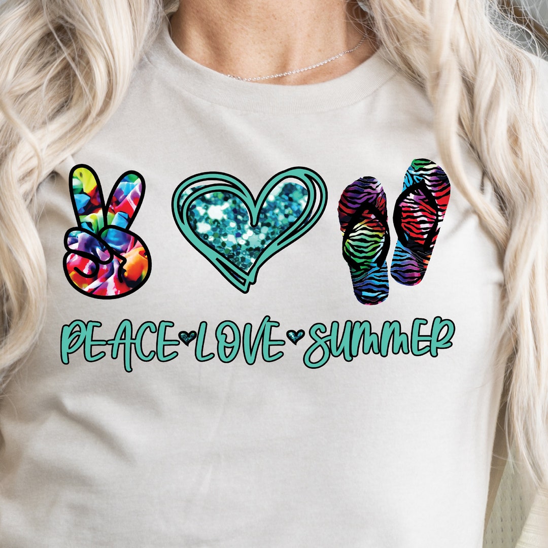 Peace Love Summer Png | Tie Dye PNG | Peace Love Summer | Vacation Png ...