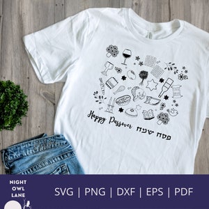Passover Icons SVG | Passover Svg | Jewish Svg | Hebrew Svg | Svg Files ...