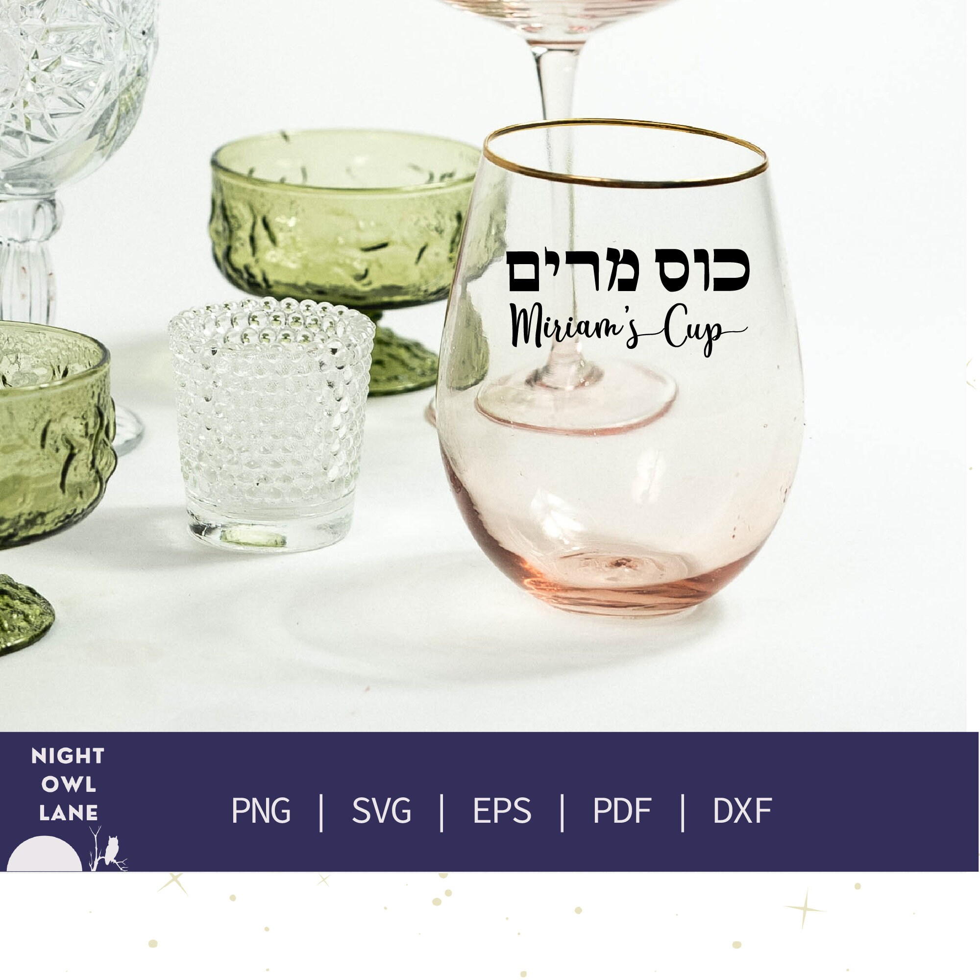 Miriam's Cup SVG Svg Passover Seder Svg | Etsy