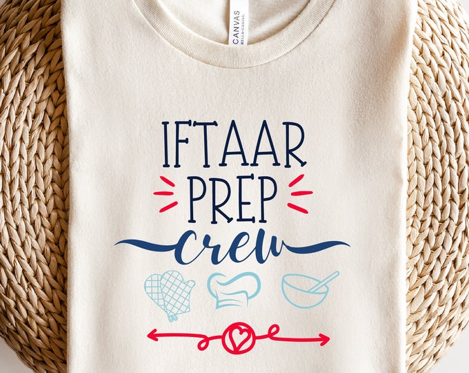 Iftar Prep Crew Svg, Cute Muslim Svg, Ramadan Svg, Arabic Svg, Svg for ...