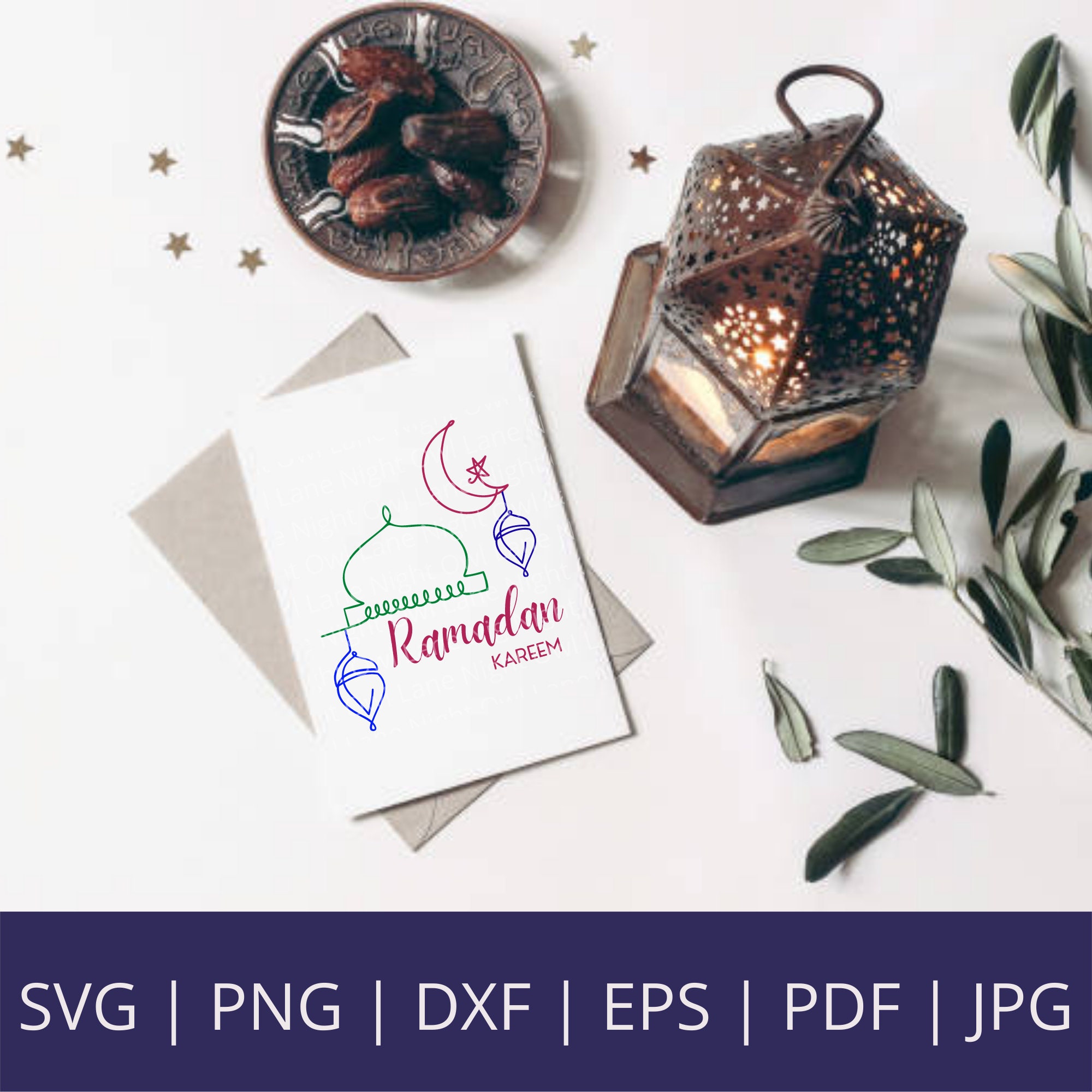 Ramadan Kareem Svg Muslim Svg Arabic Svg Files for Cricut - Etsy