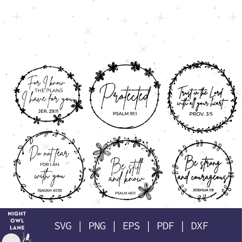 Scripture Svg - Etsy