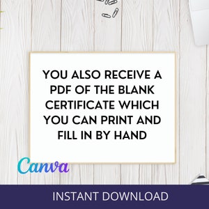 Personalized Bris Certificate | Canva Template for Jewish Baby Boy Bris ...