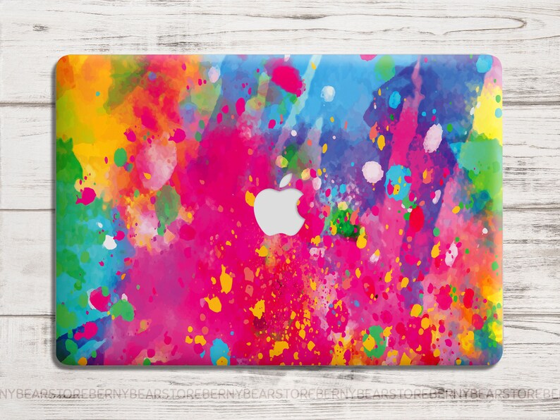 Electronics & Accessories Electronics Cases Rainbow splashes oil paint ...