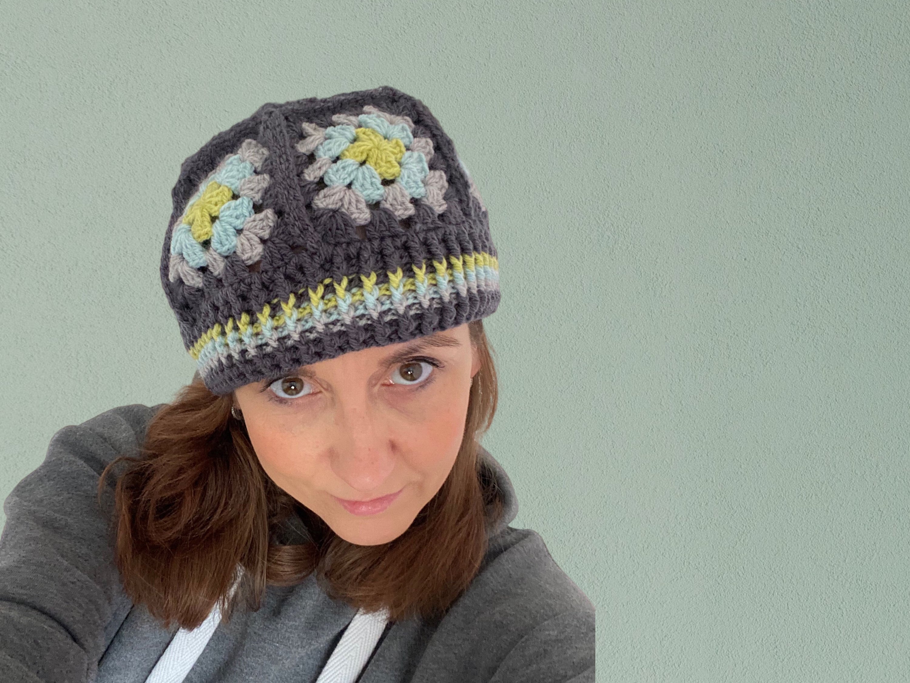 Granny Square Crochet Hat Pattern / Adult & Child - Etsy