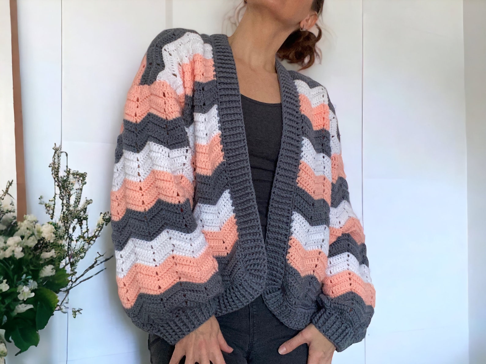 Apricot Valley Crochet Cardigan Pattern - Etsy