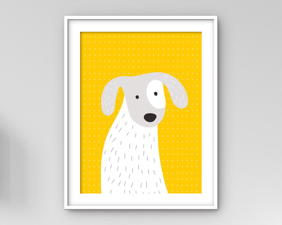 Dog Poster / Printable Nursery Art / Instant Download / Kids - Etsy