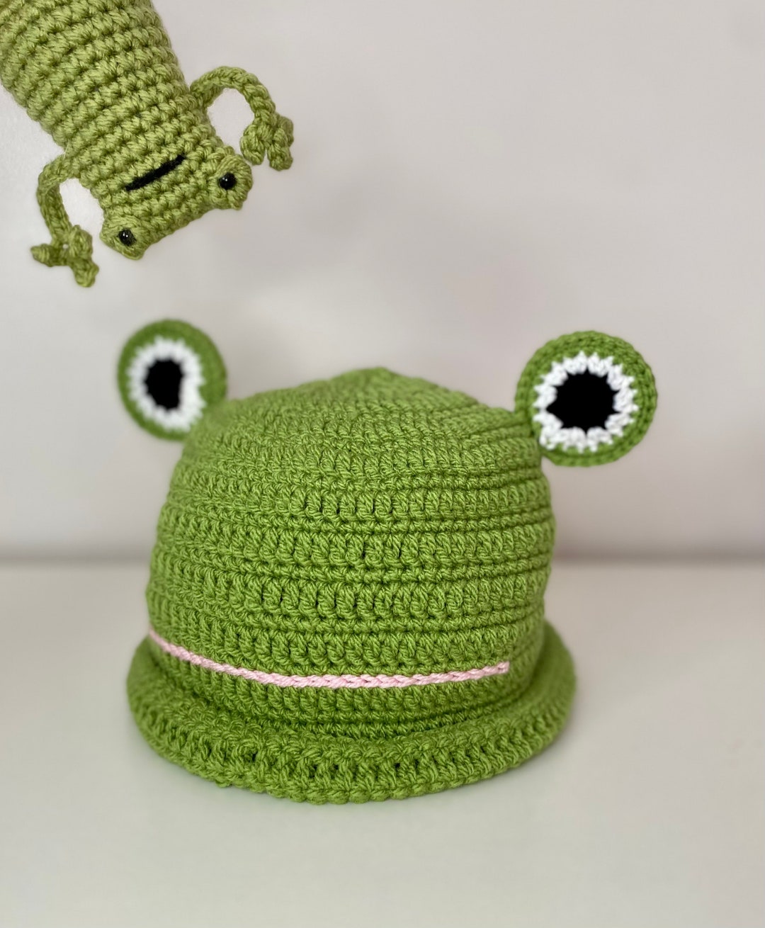 Crochet Frog Bucket Summer Hat Pattern. - Etsy