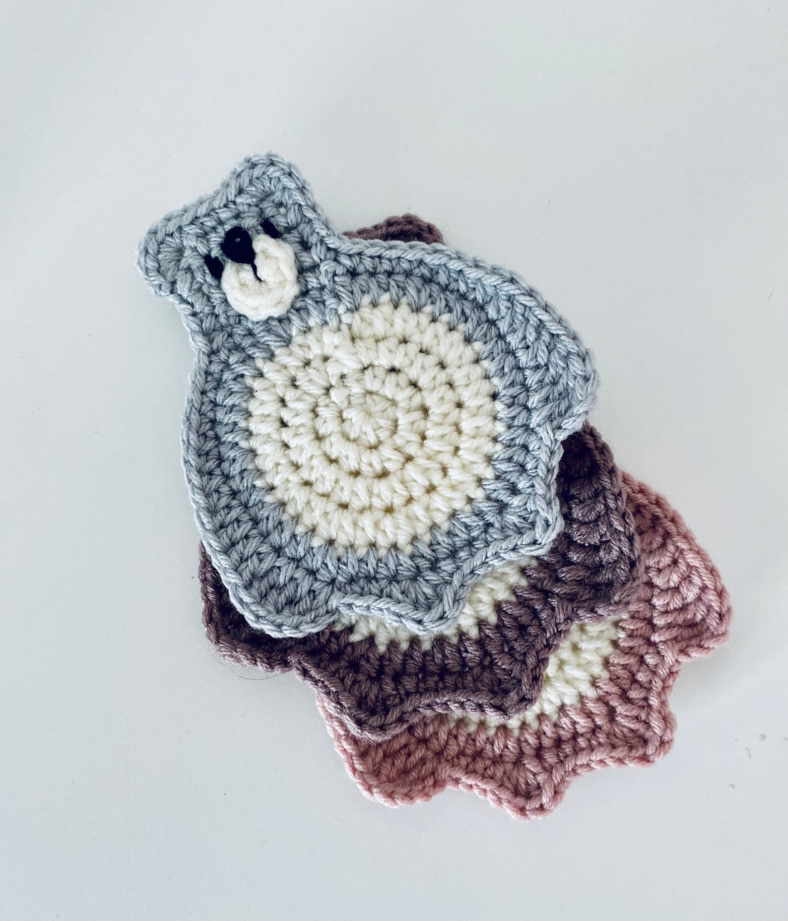 Simple Crochet Bear Coaster Pattern - Etsy