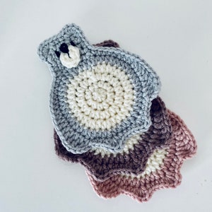 Simple Crochet Bear Coaster Pattern - Etsy