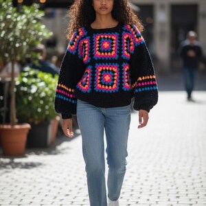 Bold & Bright Pullover / Top Pattern - Etsy