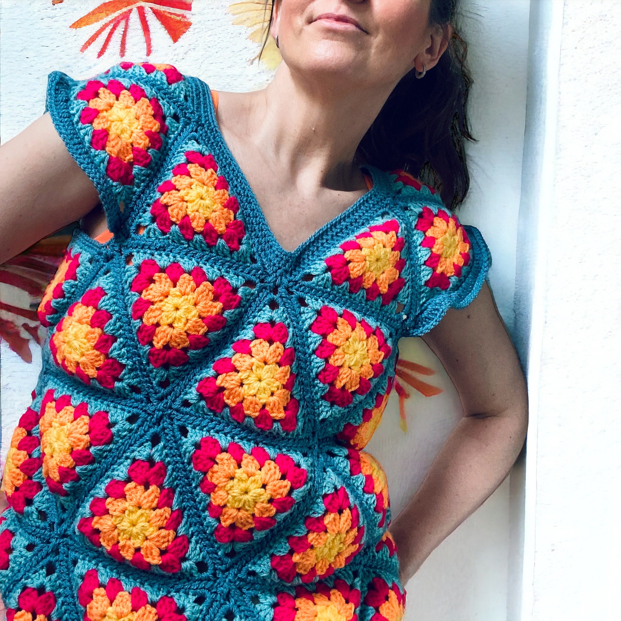 Tropical Triangle Tank Crochet Top Pattern - Etsy